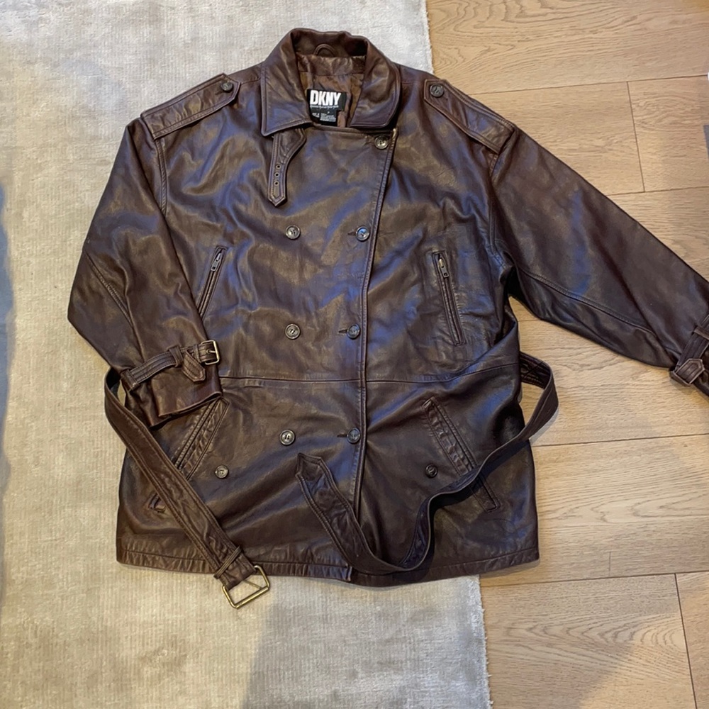 Dkny Leather Jacket - Gem